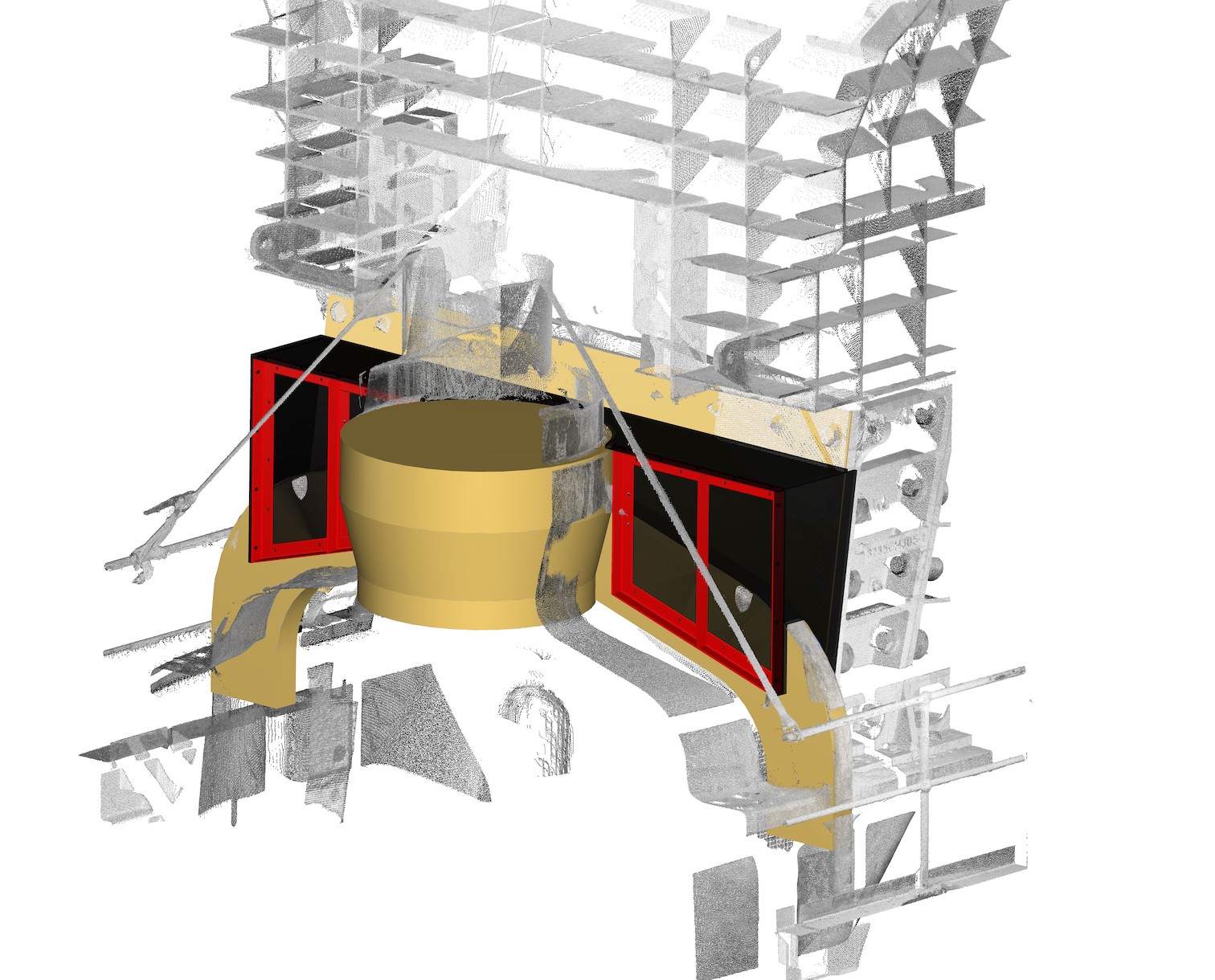 Crusher Head Chute Dust Extraction Cover - Forefront Services